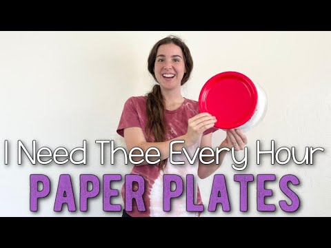 I Need Thee Every Hour Paper Plates - Primary Singing Time Idea - YouTube