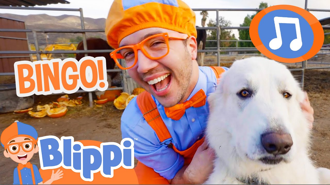BINGO Song! | Blippi Music Videos | Blippi Toys - YouTube