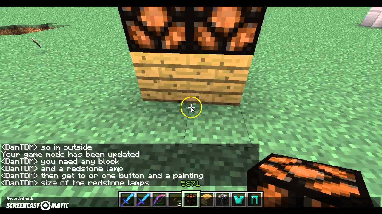 how to make a T.V and a remote in minecraft - YouTube