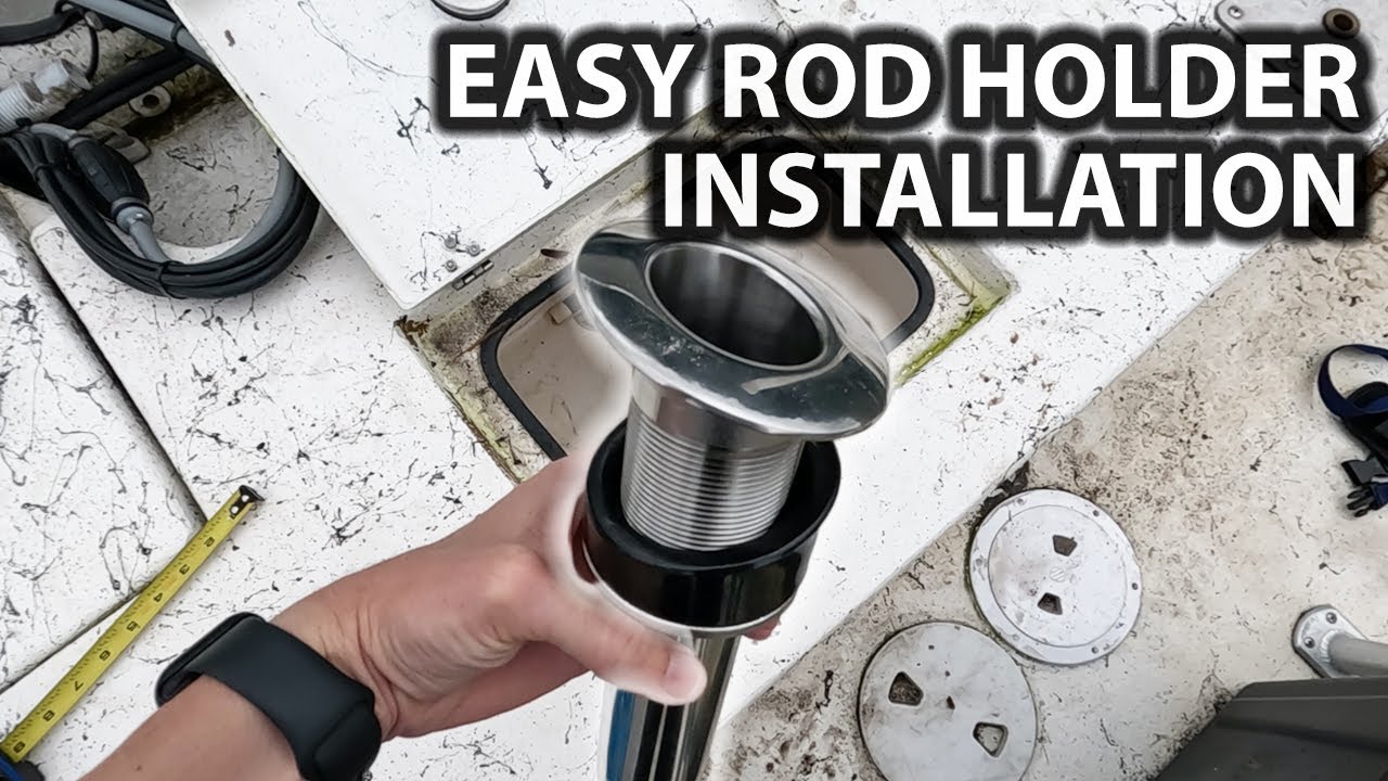 How to EASILY install Rod Holders! - YouTube