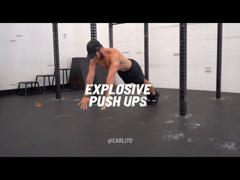 EXPLOSIVE PUSH UPS - HRDR Exercise Video Library - YouTube