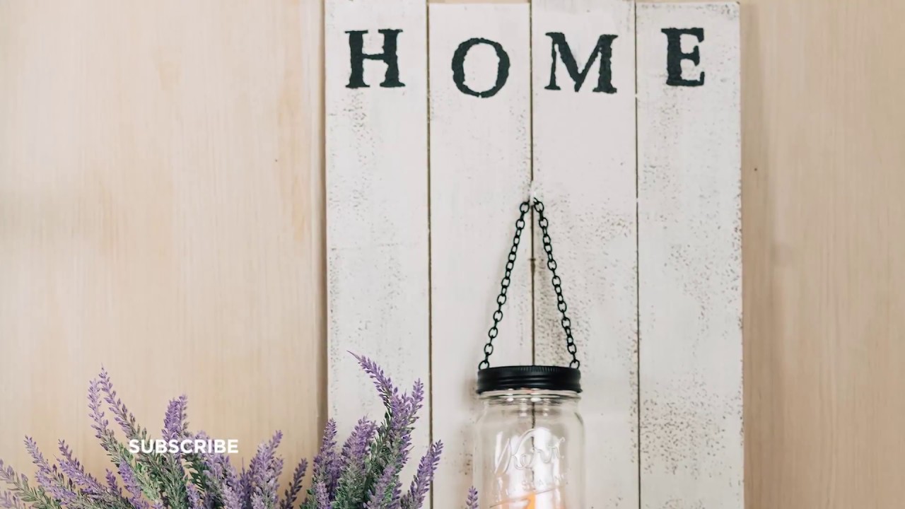 Farmhouse Mason Jar Wall Art | Michaels - YouTube