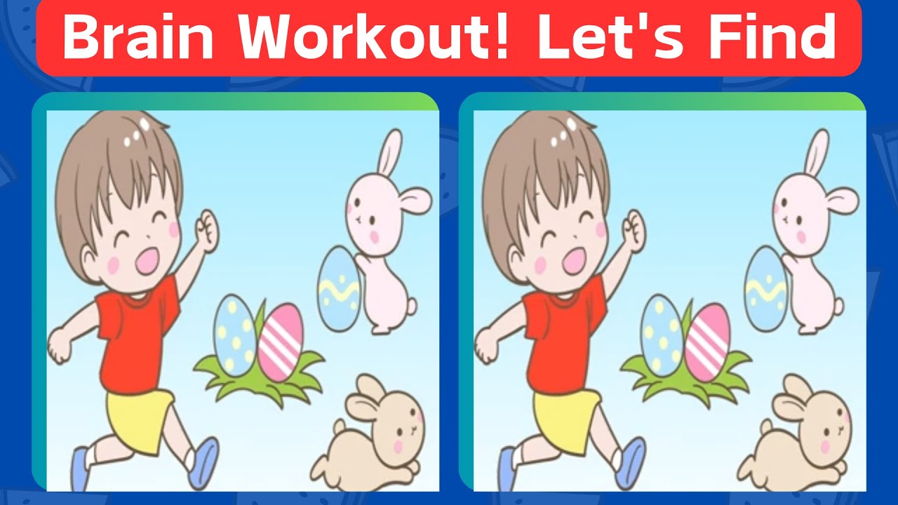 FIND THE DIFFERENCE: Brain Workout! Let's Find - Seek and Find the ...