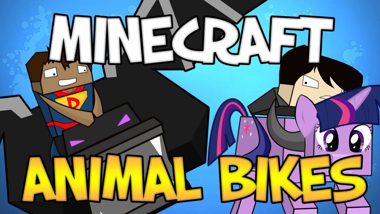 Minecraft Mod Showcase : Animal Bikes - YouTube