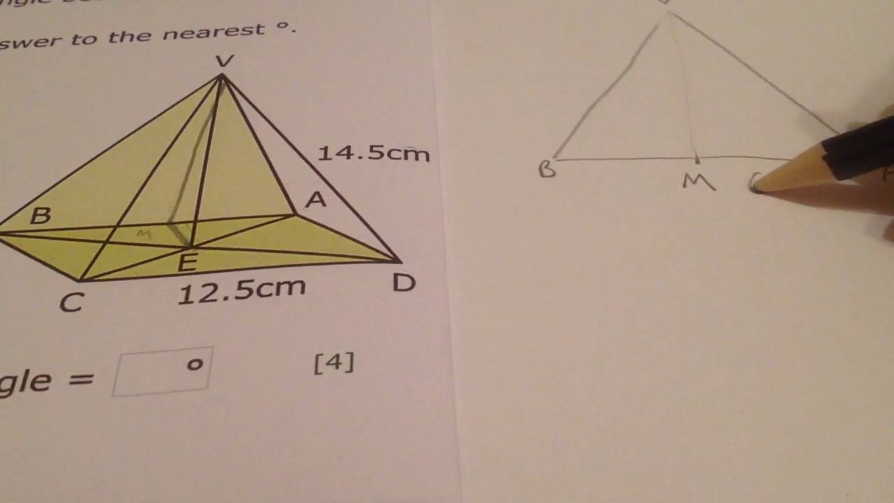 MyMaths 3D trig Q2 shape 2 - YouTube