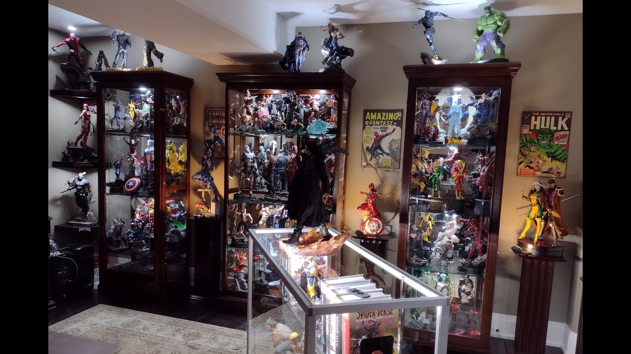 Marvel & DC Statue Room Tour August 2021 - YouTube