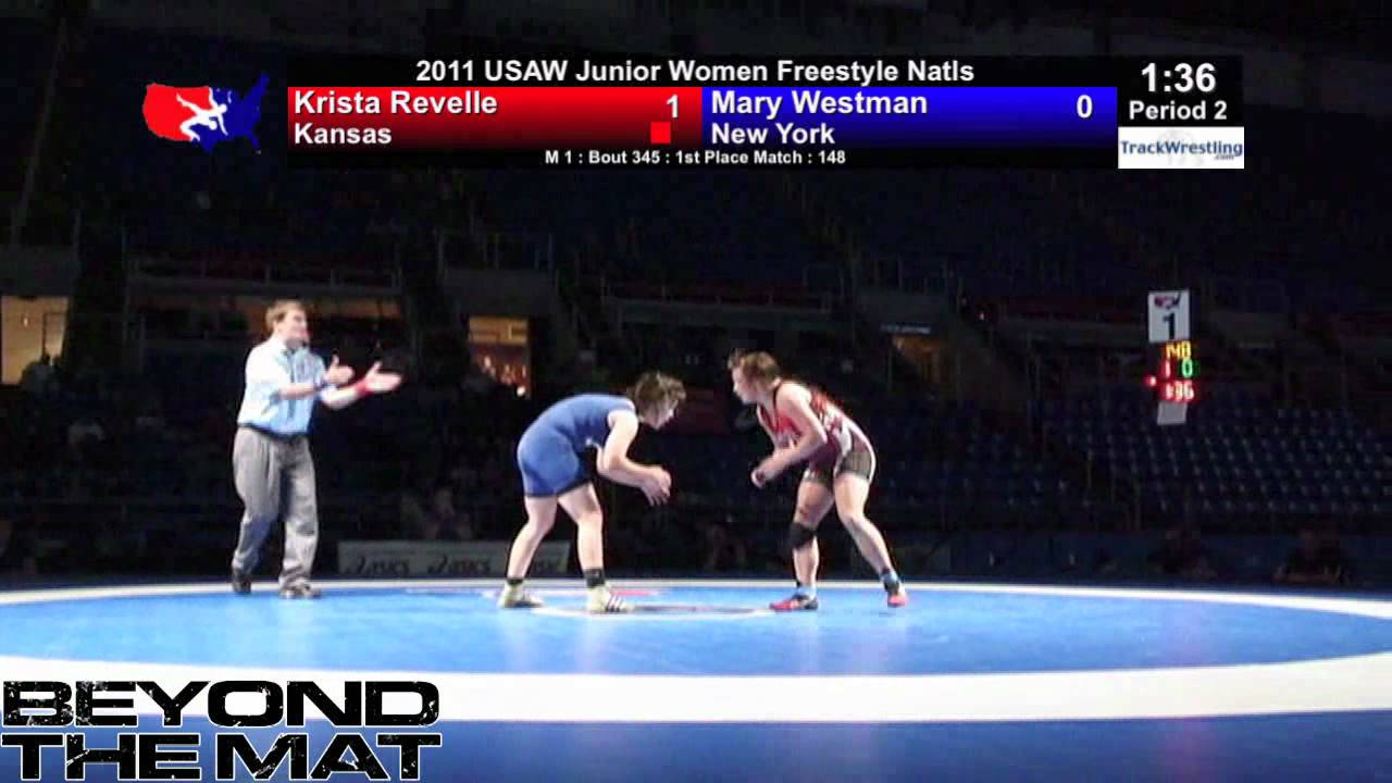 Junior Women Final 148 - Krista Revelle (KS) vs. Mary Westman (NY ...
