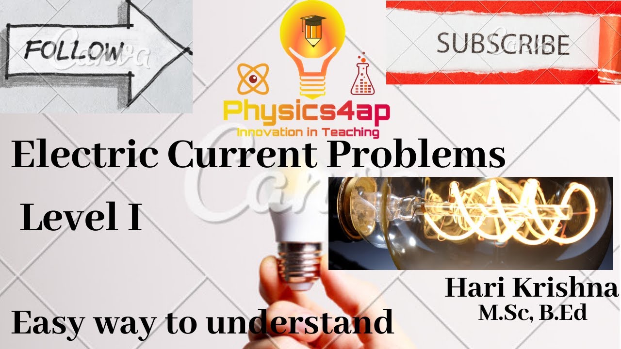Problem solving in Electric current Level I - YouTube