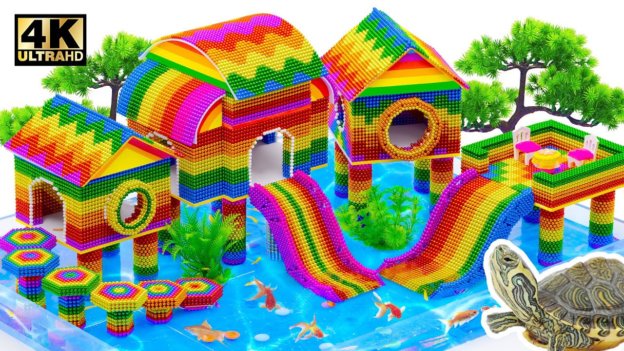 How to Create a Stunning Magnetic Ball Playground with an Outdoor Slide ...