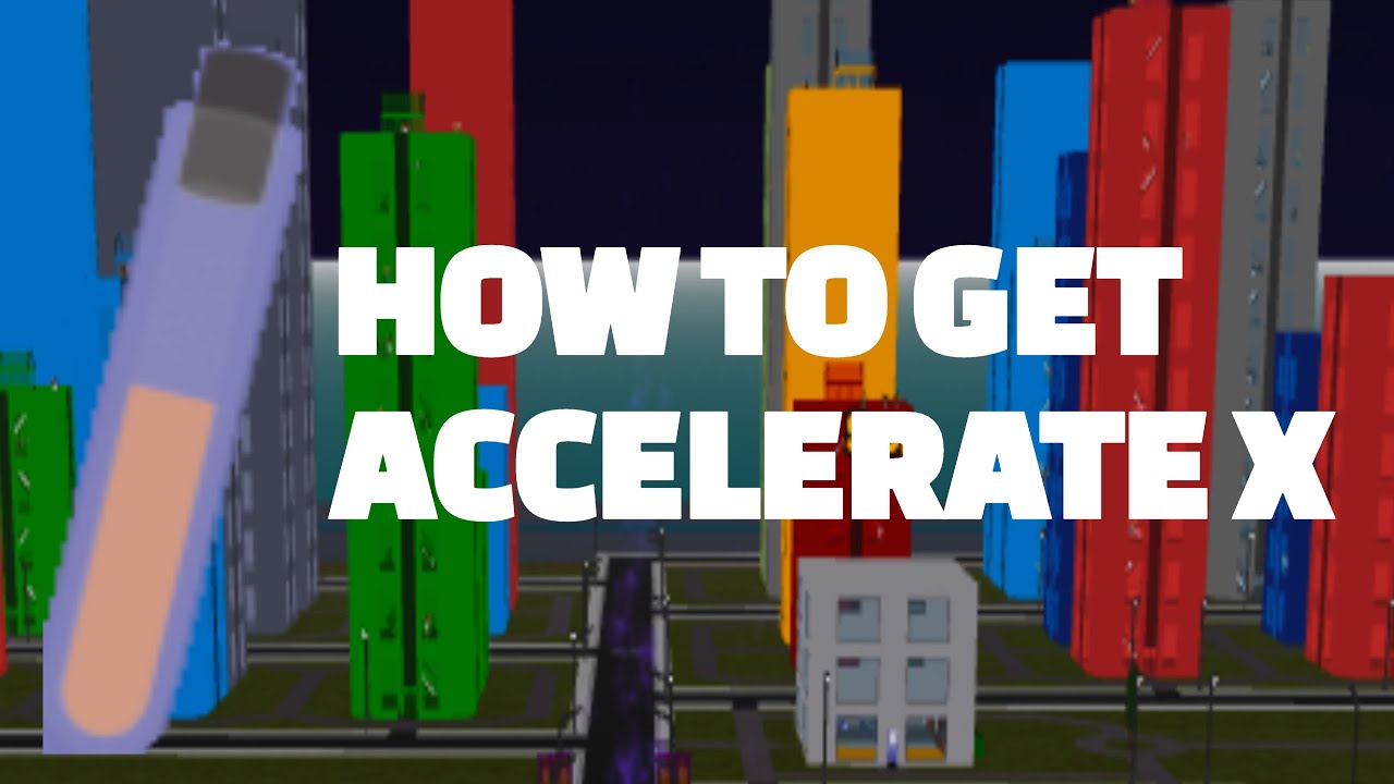 Roblox Speedster Universe Tycoon - How to get Accelerate X - YouTube