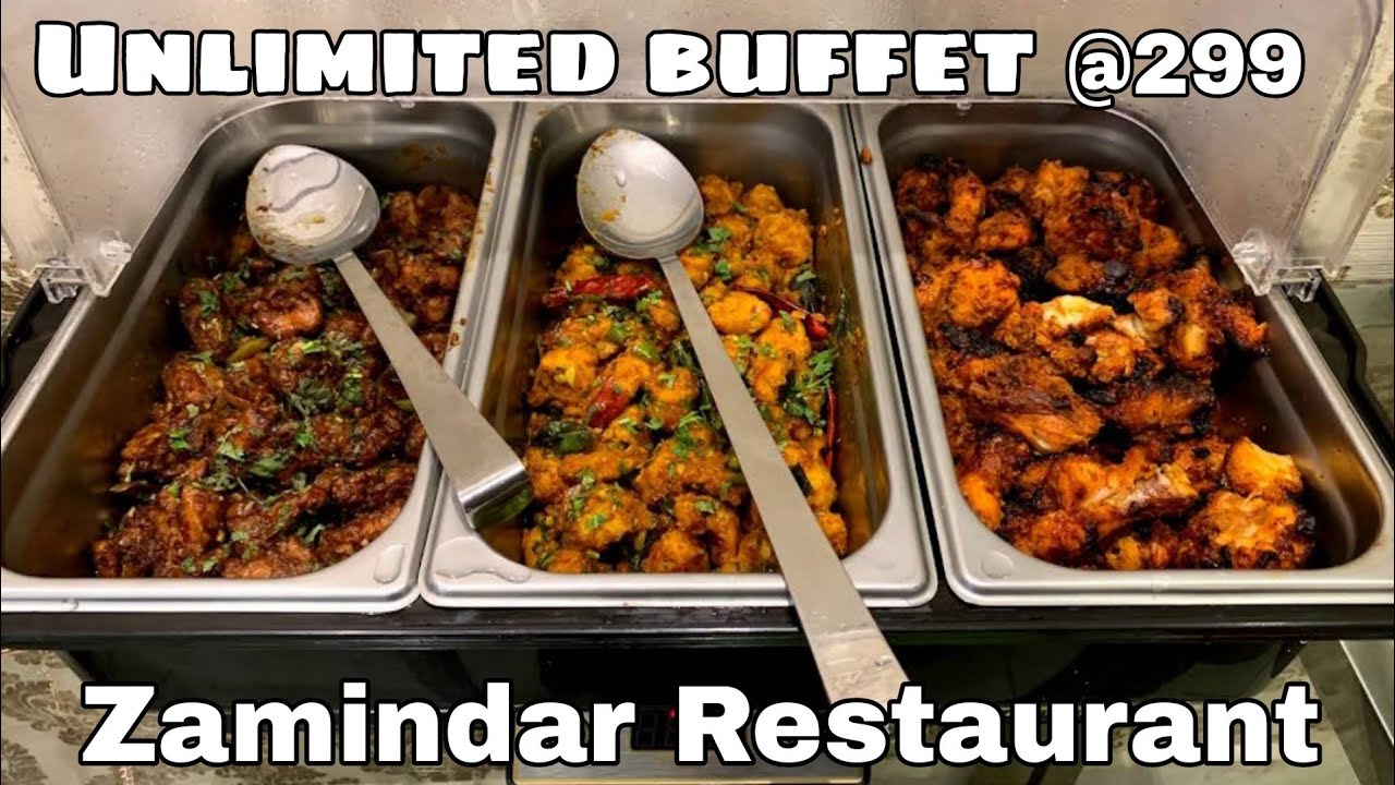 Zamindar Restaurant | unlimited buffet at 299 | Bangalore | Tamil ...