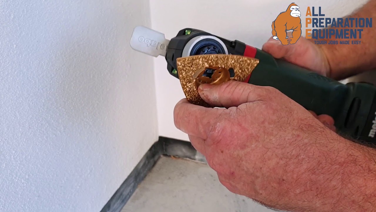 Corner Grinding with the Carbide Rasp and Multi Tool - YouTube