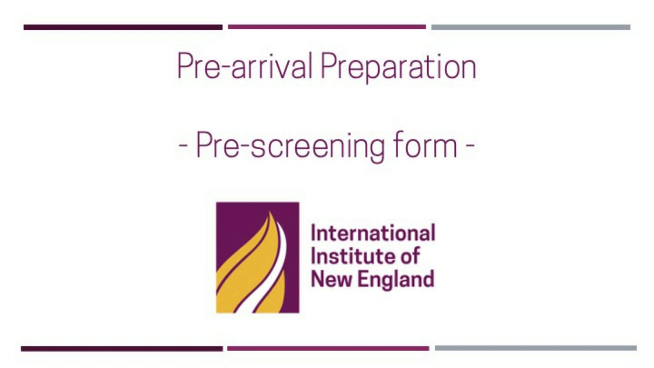 COVID 19 Pre-Screening Form Instructions (IINE) - YouTube