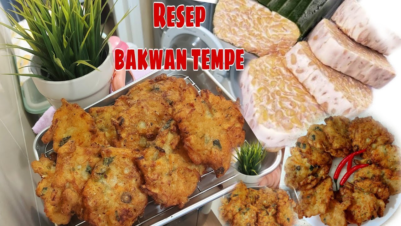 RESEP BAKWAN TEMPE || CEMILAN DARI TEMPE SIMPEL ENAK #bakwantempe # ...