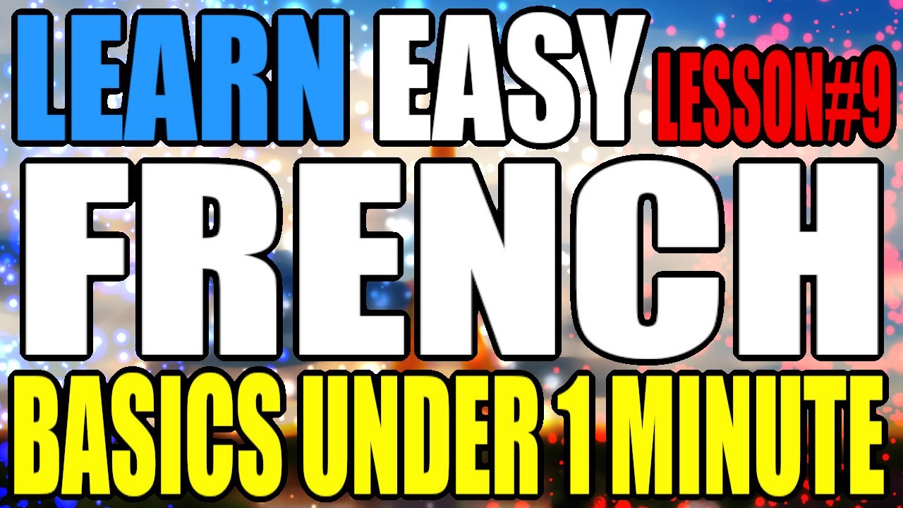 Learn Basic French In 1 Minute | Lesson 9 | Rooms - YouTube