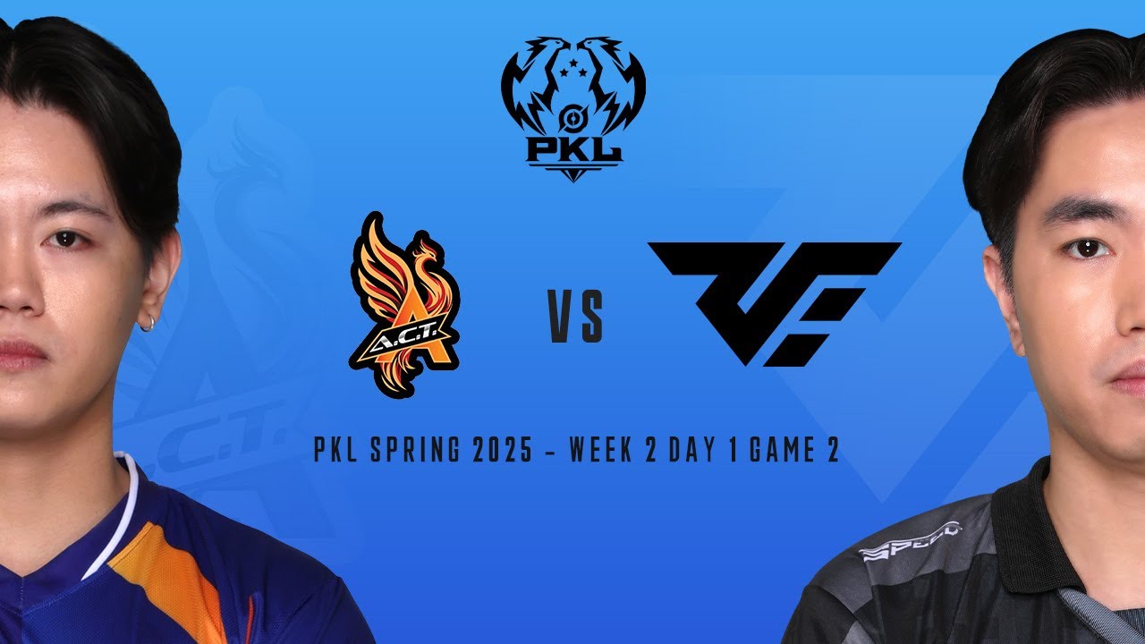 PKL Spring 2025 | Regular Season W2D1 - ACT vs RWKD Game 2 - YouTube