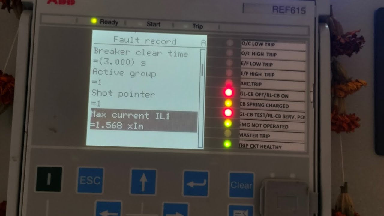 How to Reset ABB REF615/ REM615 Relay?⚡⚡#abb #relay #Masterrelay # ...
