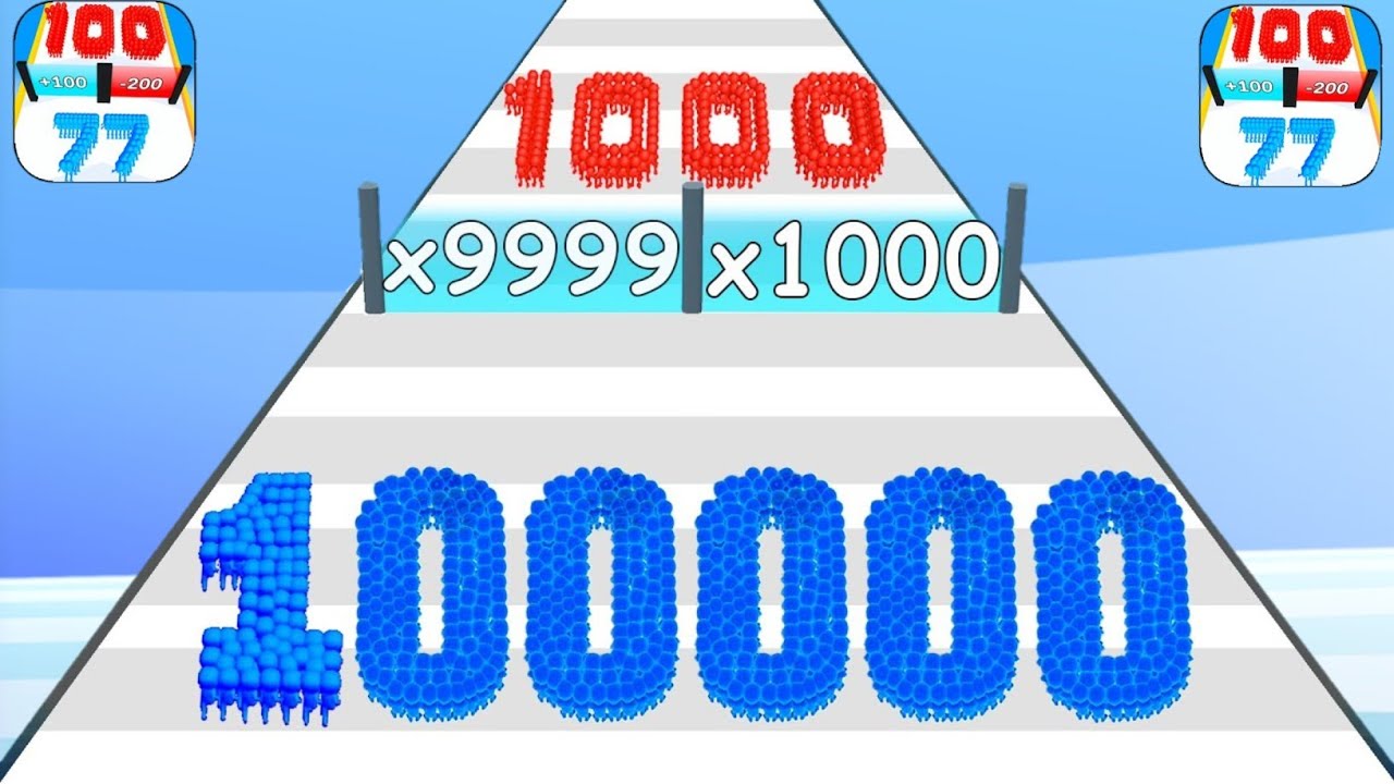 Play 8888 Levels Tiktok Mobile Game Number Masters - Satisfying ...