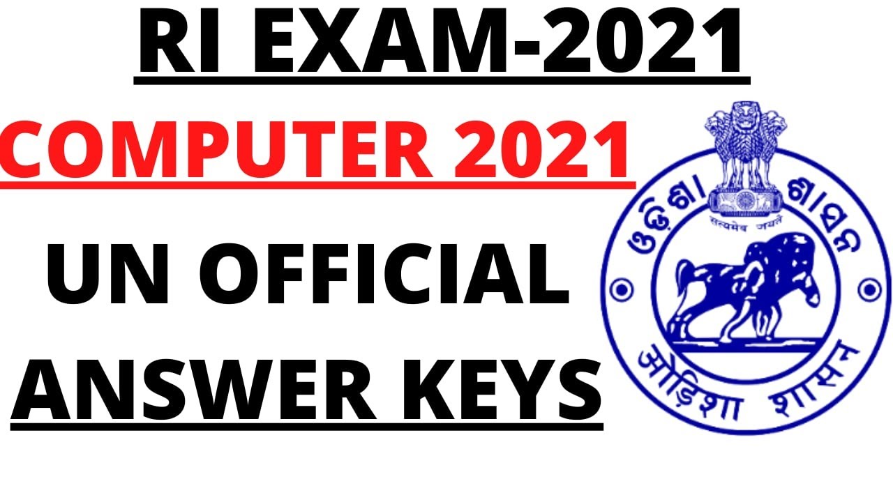 RI EXAM 2021//UNOFFICIAL ANSWER KEY//COMPUTER PAPER//SOLVED PAPER WITH ...