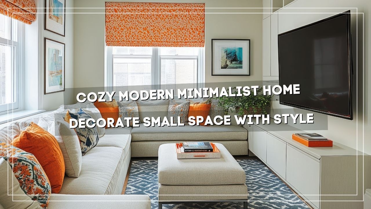Creating a Cozy Modern Minimalist Home: Decorate Small Space with Style ...