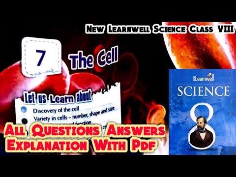 New Learnwell Science Class 8 chapter 7 The Cell Questions Answer|Class ...