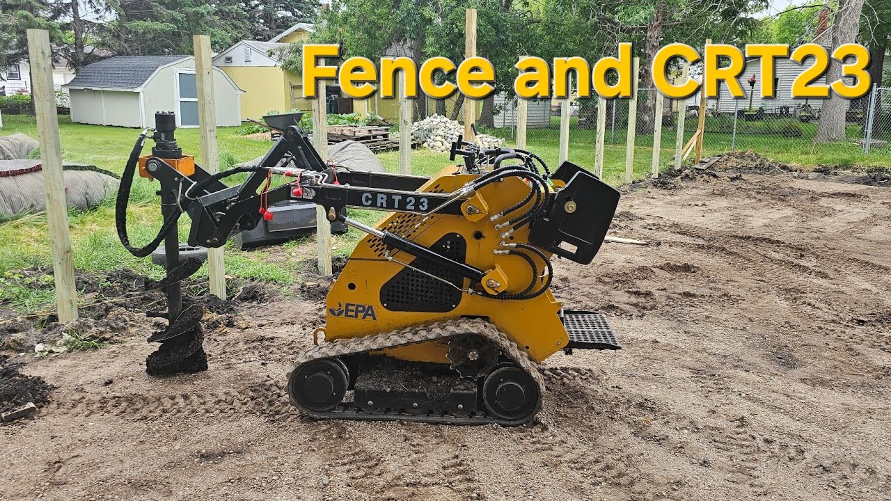 Fence and CRT23 MINI SKID UPDATE - YouTube