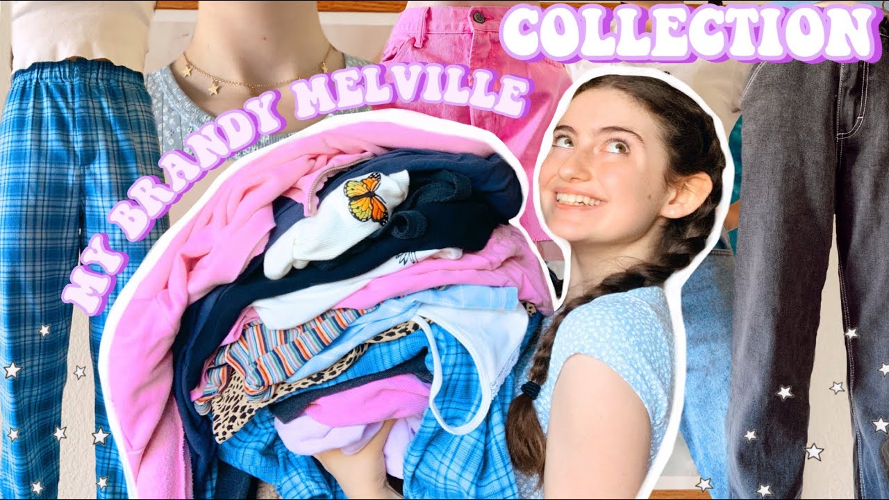 My ENTIRE Brandy Melville Collection *try-on* - YouTube