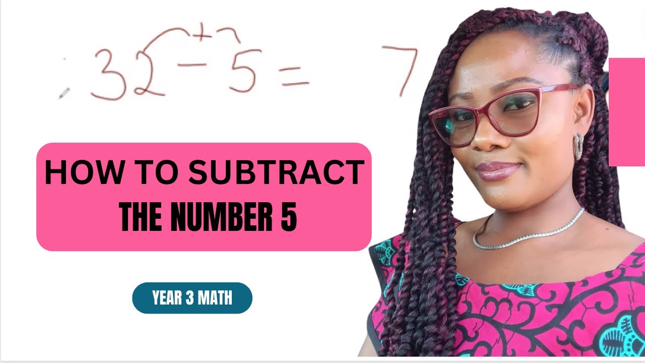 How to subtract the number 5. A simple math trick on how to subtract ...
