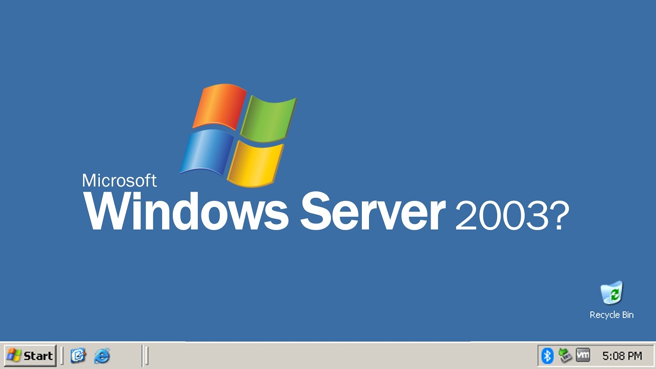 Is This Really Windows Server 2003? - YouTube