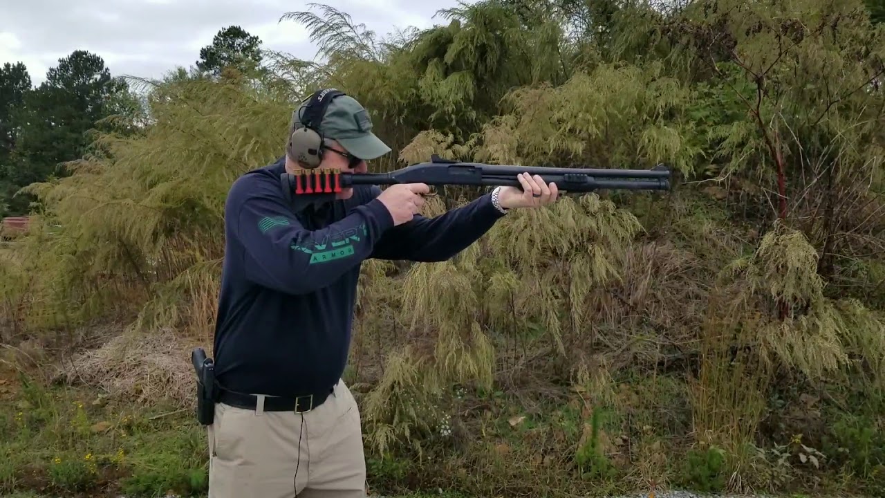 Effective range of 12 ga 00 buck Federal Flight Control. - YouTube