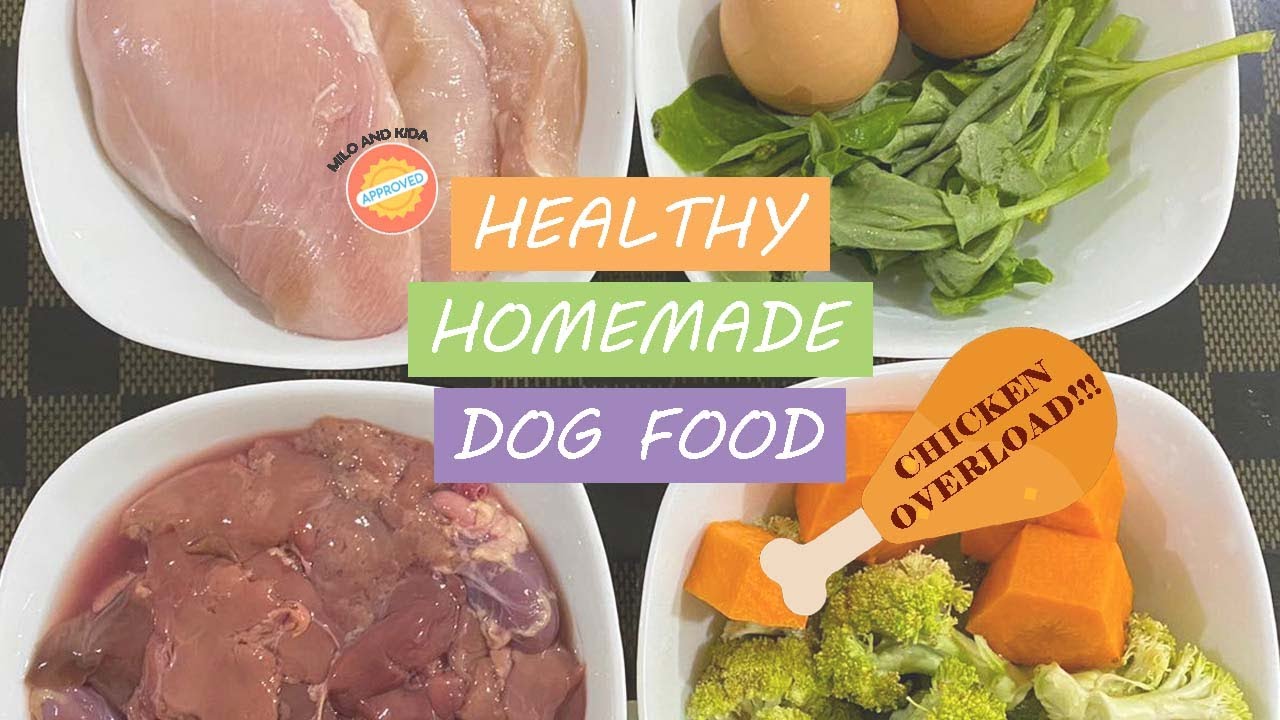 CHICKEN OVERLOAD | HEALTHY HOMEMADE DOG FOOD - YouTube