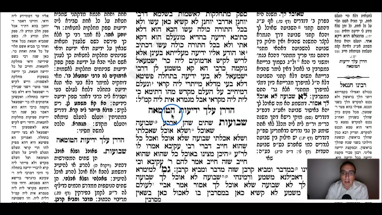 Shavuos Daf 19b Daf Yomi Gemara (Talmud) Meseches Shevuos Mesechet Shevuot Masechet Shavuot ...