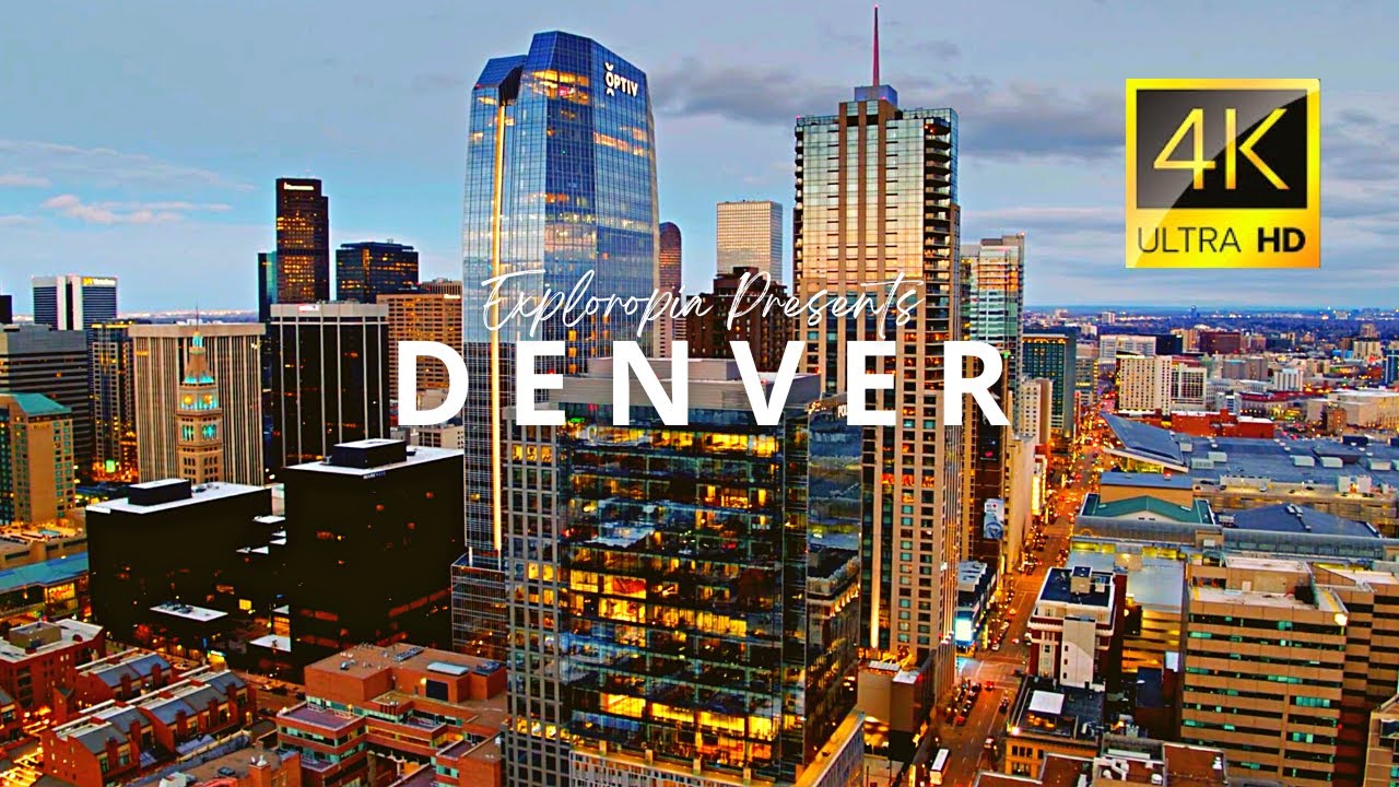 Denver, Colorado, USA 🇺🇸 in 4K ULTRA HD 60FPS Video by Drone - YouTube