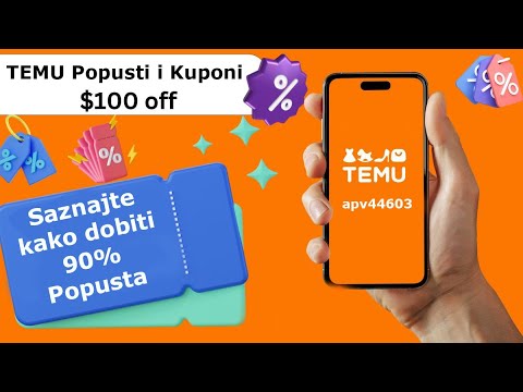 TEMU Iskustva - Saznajte Kako Dobiti 90% Popusta - YouTube