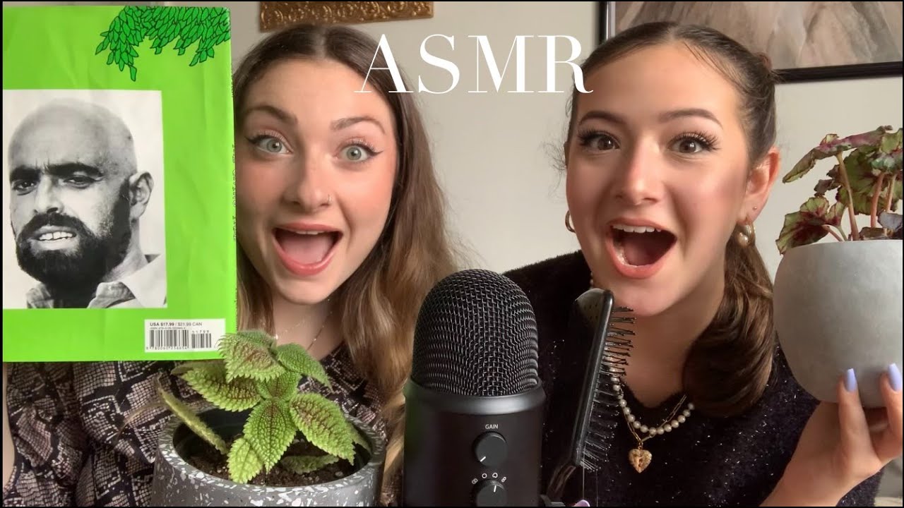 Friend Tries ASMR for the First Time (A tesS M maR) - YouTube