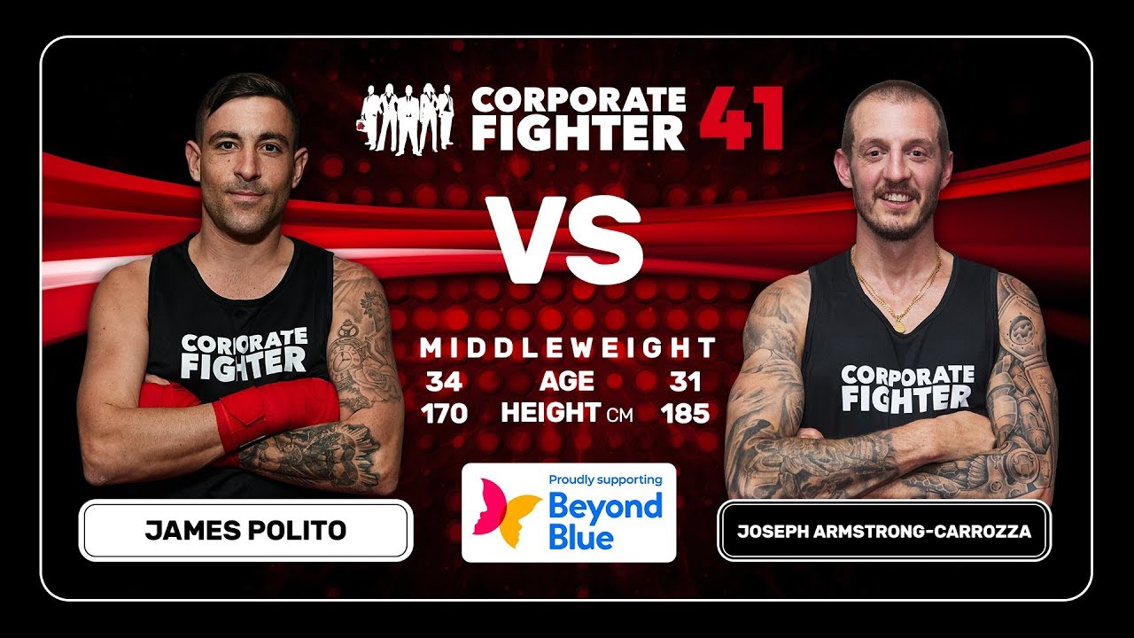 Corporate Fighter 41 - James Polito v Joseph Armstrong-Carrozza - YouTube
