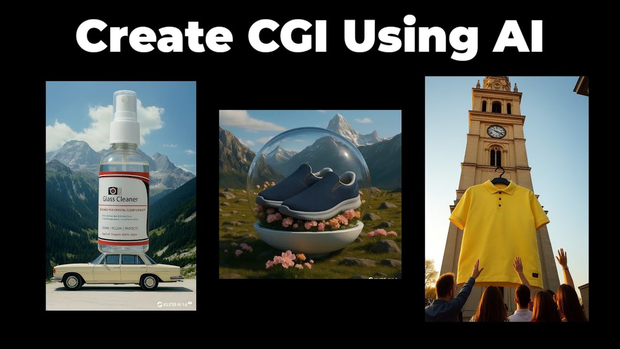 CGI video using ai | How to make cgi ad video for clothing brand using ...