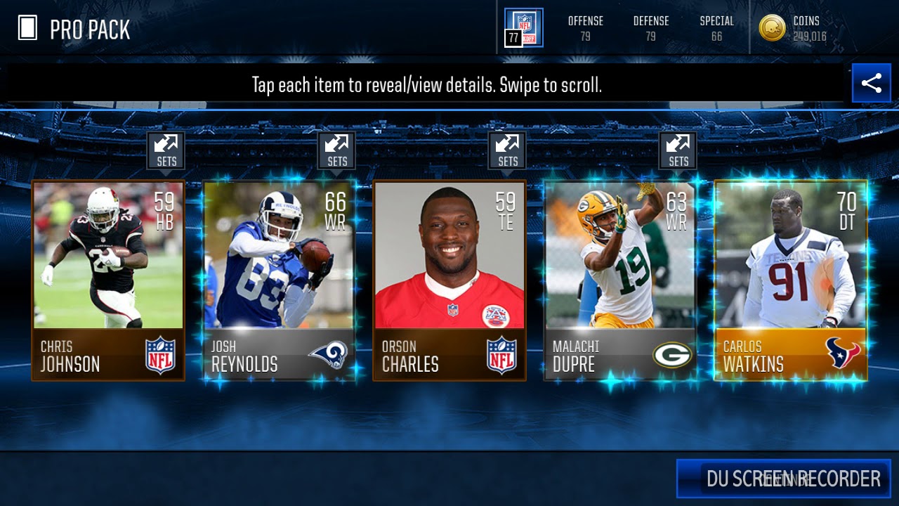 Madden Mobile 500k Pro Pack Opening - YouTube