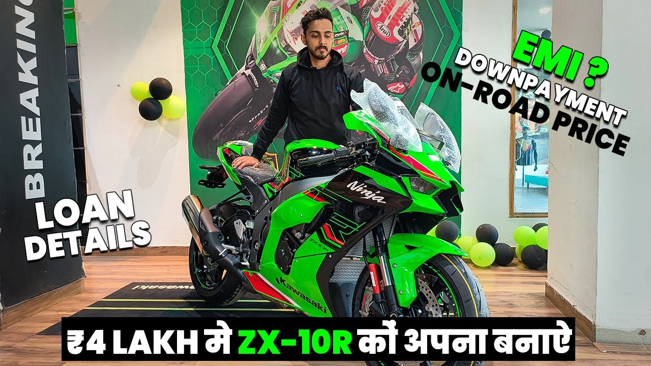 Buy 2024 Kawasaki ZX 10R BS6 Phase 2 at ₹4 Lakh | Kawasaki Zx 10R EMI ...