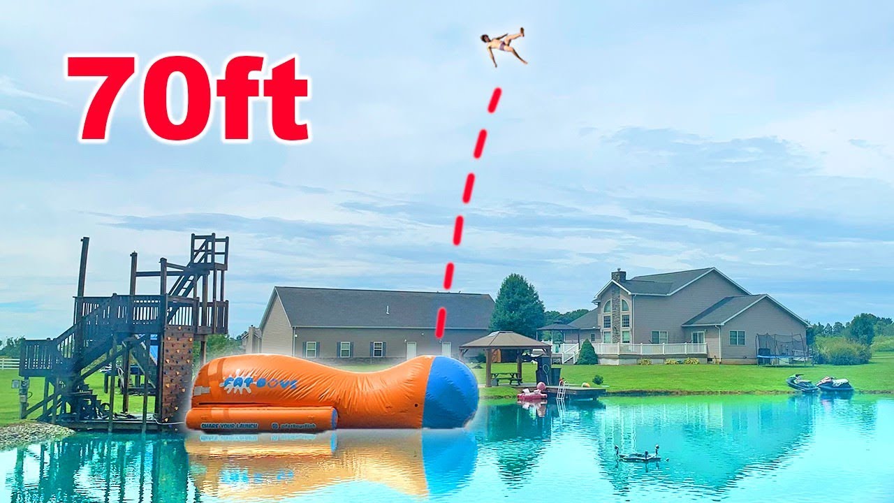 Highest Human Blob Launch Wins! - YouTube