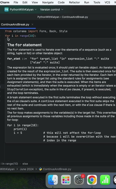 Break And Continue In Python Pythonloopslearntocodeprogrammingbasics Breakcontinuecodetips