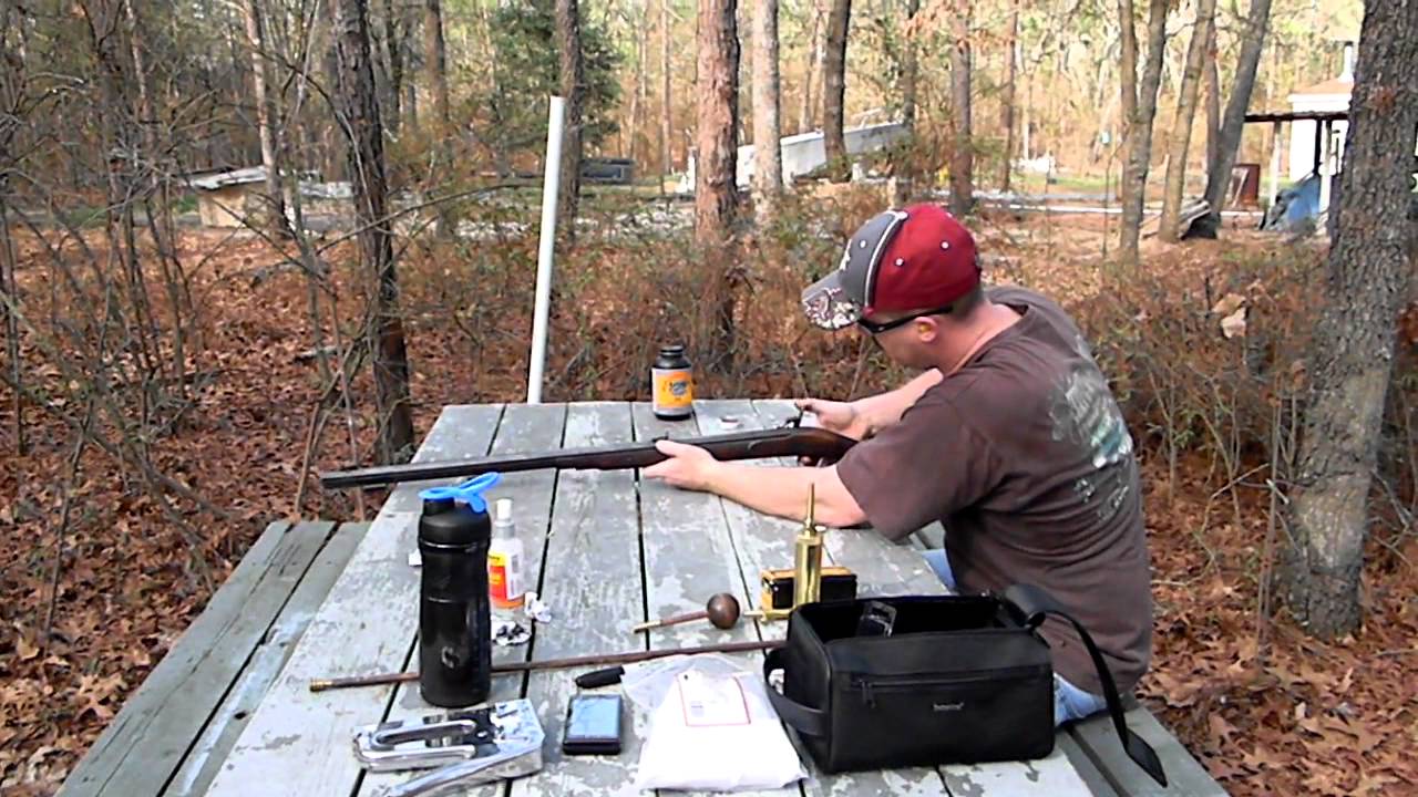 Shooting the Lyman Great Plains Rifle .54 Cal Part 2 - YouTube