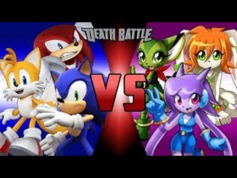 mugen sonic/tails/knuckles vs lilac/milla/carol - YouTube