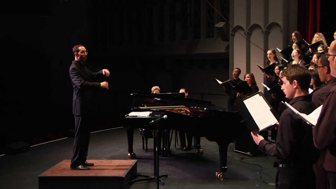 Seth Houston conducts USC Thornton University Chorus in "Three ...