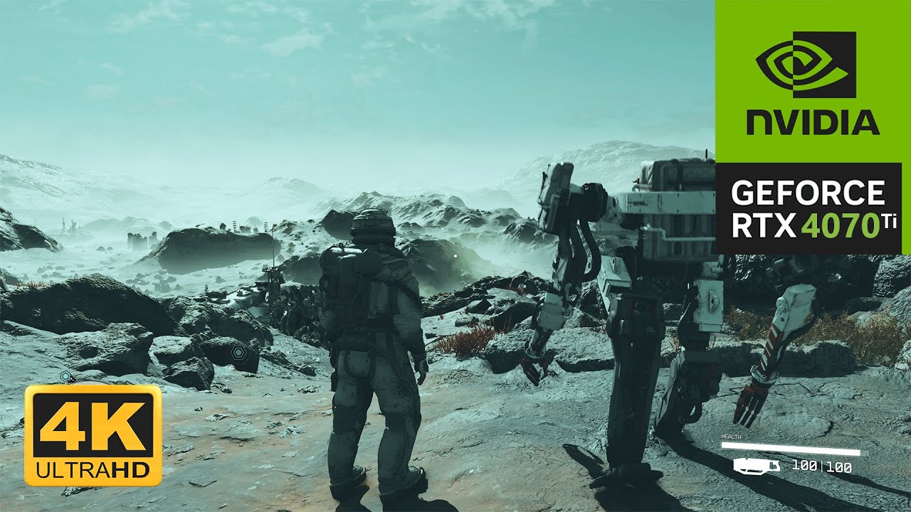 RTX 4070 Ti : Starfield Ultra Graphics 4K - YouTube