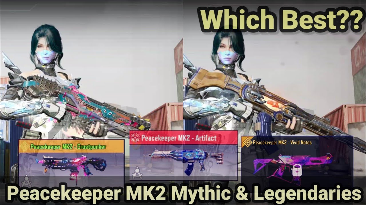 Peacekeeper MK2 Mythic & Legendary Variants Comparison - YouTube