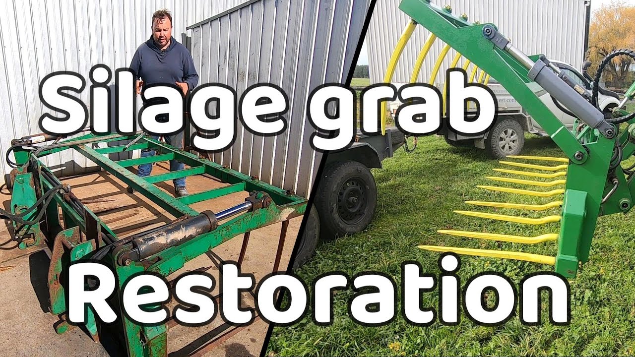 Silage grab restoration to a Stick grab, before, after and tested ...