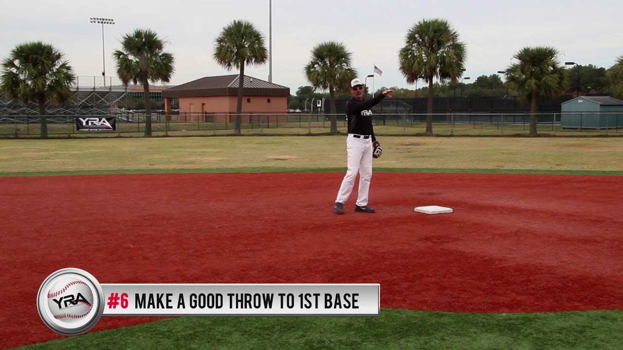 Baseball: Shortstop -Back End of A Double Play with Ball Hit to Pitcher ...
