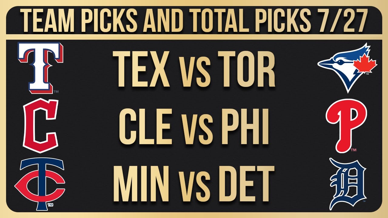 MLB Picks and Predictions Today 7/27/24 | MLB Picks Today 7/27/2024 ...