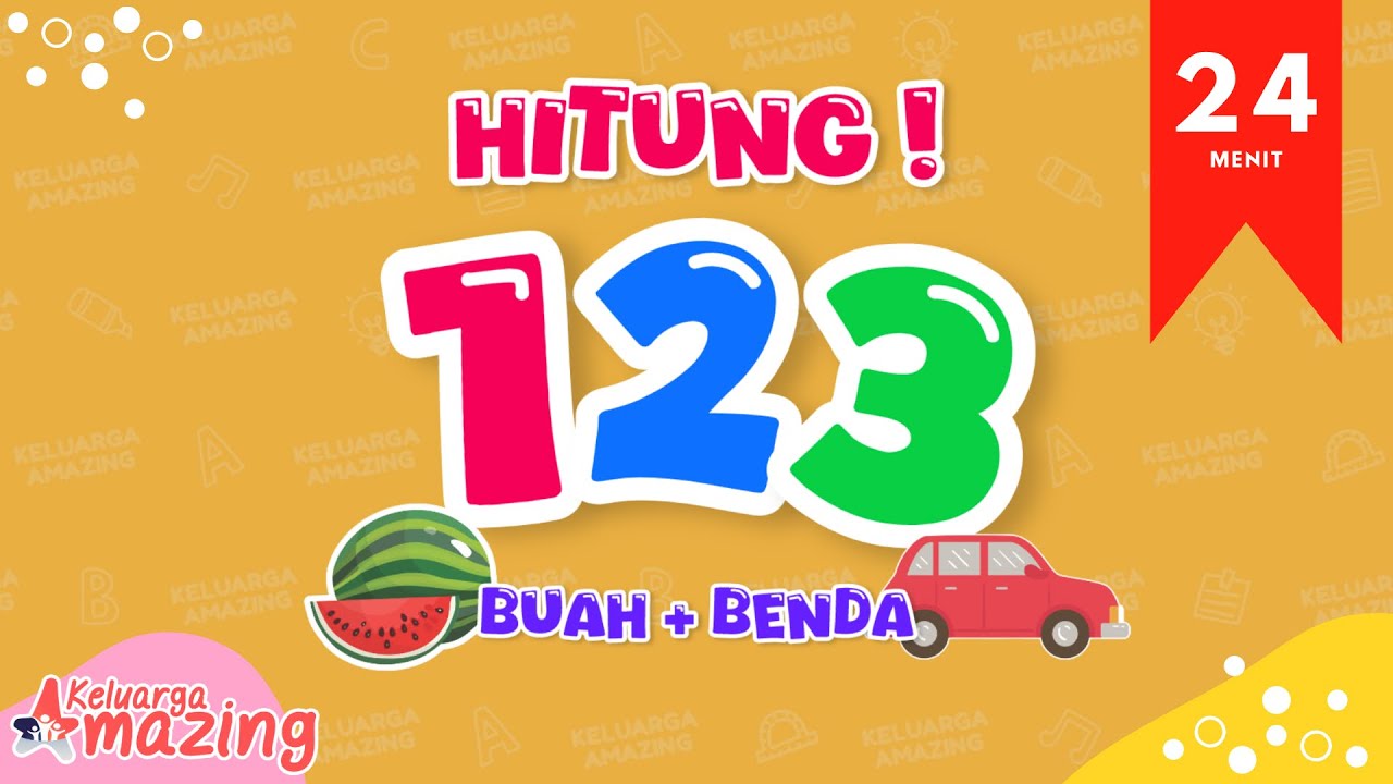 Belajar Mengenal Angka 1 sampai 10 Seri Buah dan Nama Benda - YouTube